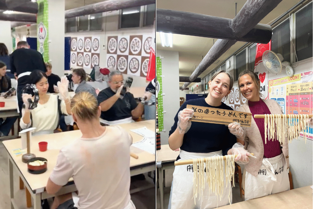 Udon making class in Kotohira - Nomad Kotohira